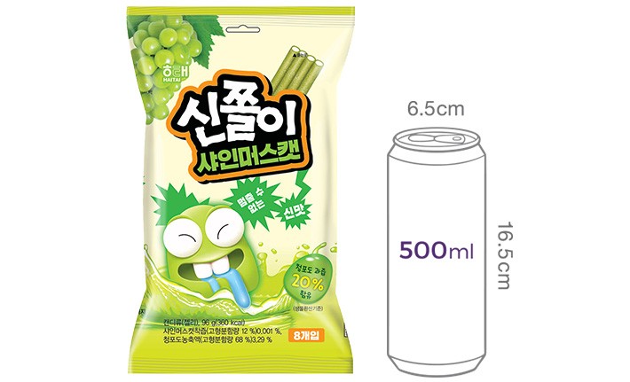 [해태] 신쫄이 샤인머스캣 96g (8개입) - 마켓컬리